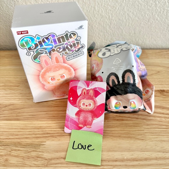 Labubu | Toys | Pop Mart Big Into Energy Labubu Love | Poshmark